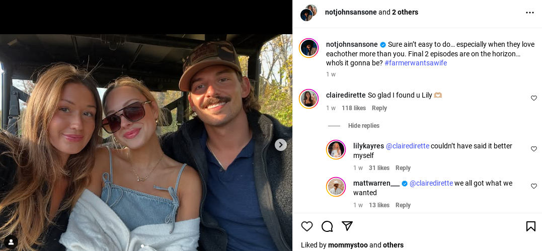 John Sansone and Claire Dirette: Is the Farmer Wants a Wife Couple ...